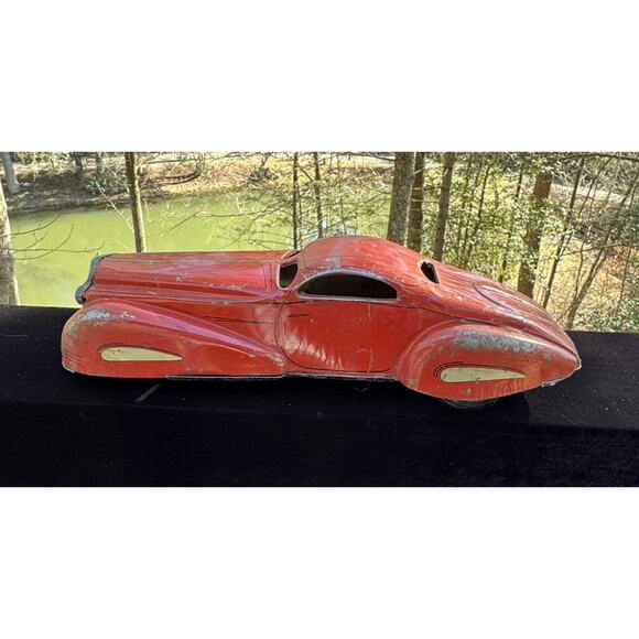 Marx | Toys | Vtg Marx 93s Red Lithographed Tin Windup Marvel Bumper ...